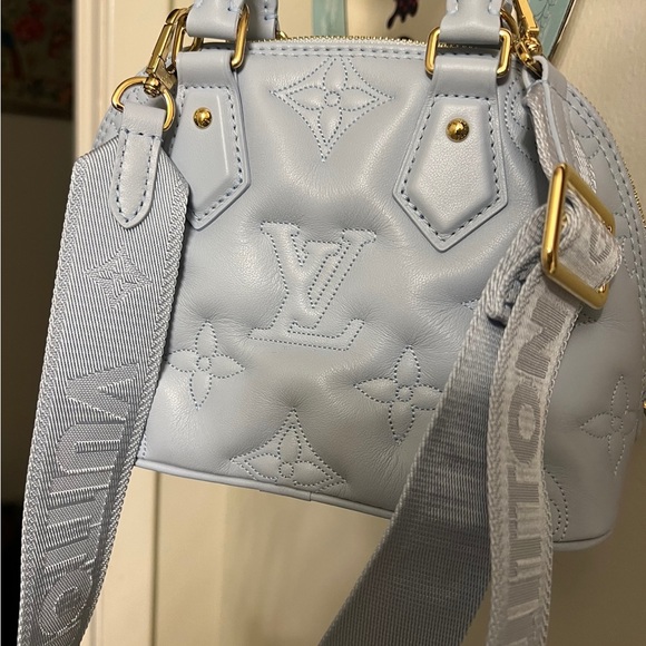 Louis Vuitton | Bags | Louis Vuitton Alma Bb Blue Glacier | Poshmark